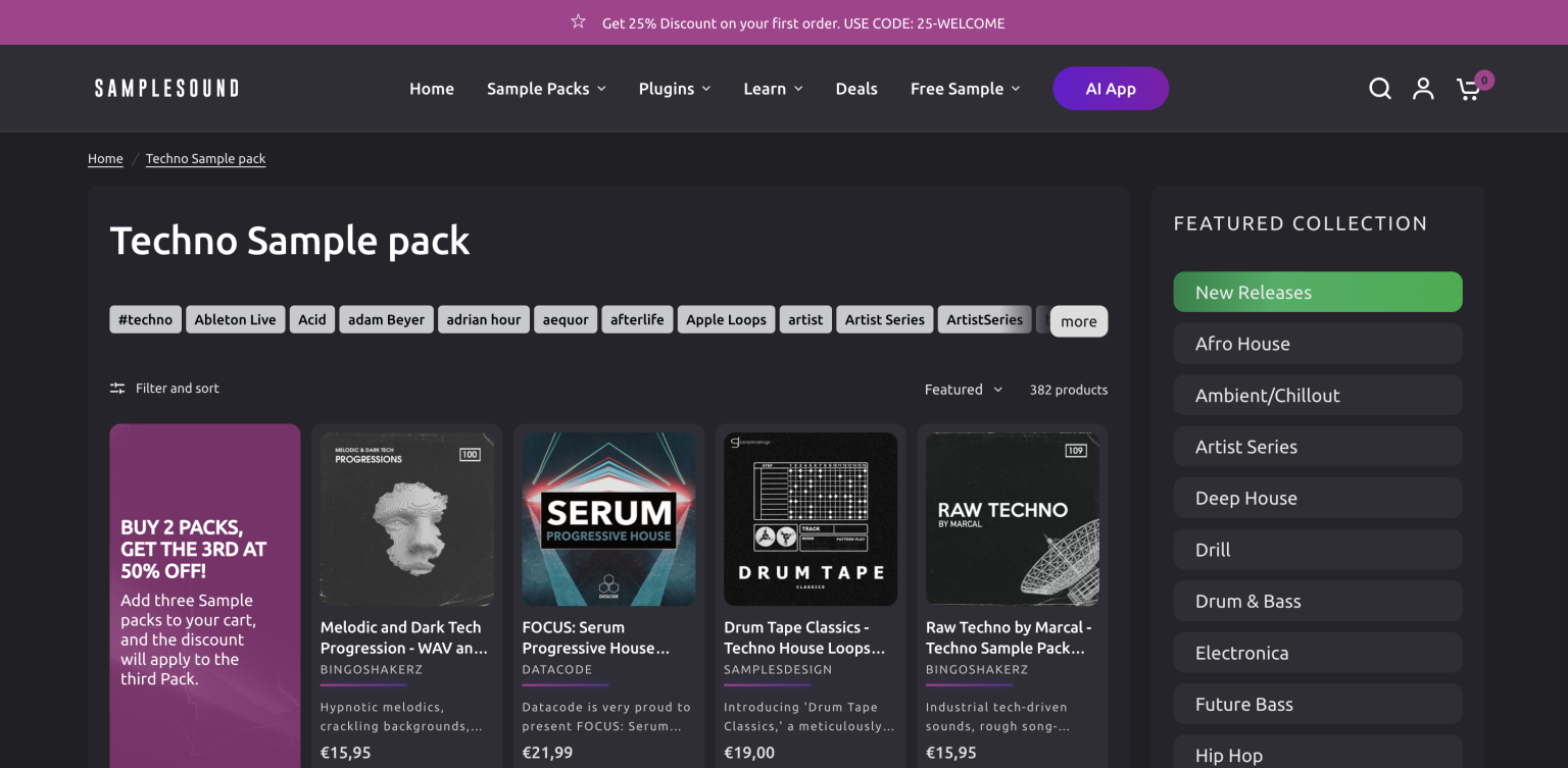 Liste des Meilleurs Sites pour tes Packs de Samples Techno | Techno Mag